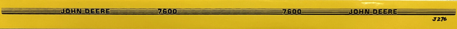 Decal 1/16 John Deere 7600 Hood Stripe - DJ276 - Midwest Decals & Farm Toys