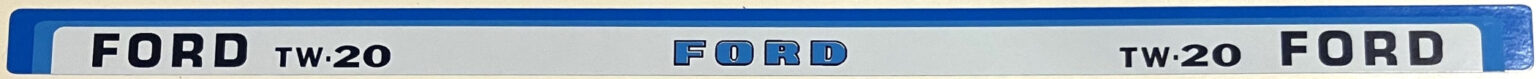 Decal 1/16 Ford TW-20 Stripes - DF112 - Midwest Decals & Farm Toys