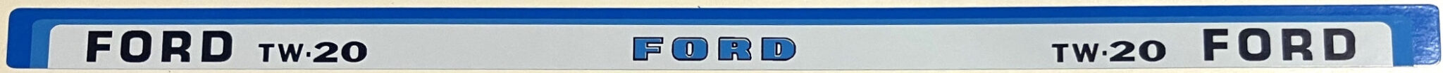 Decal 1/16 Ford TW-20 Stripes - DF112 - Midwest Decals & Farm Toys