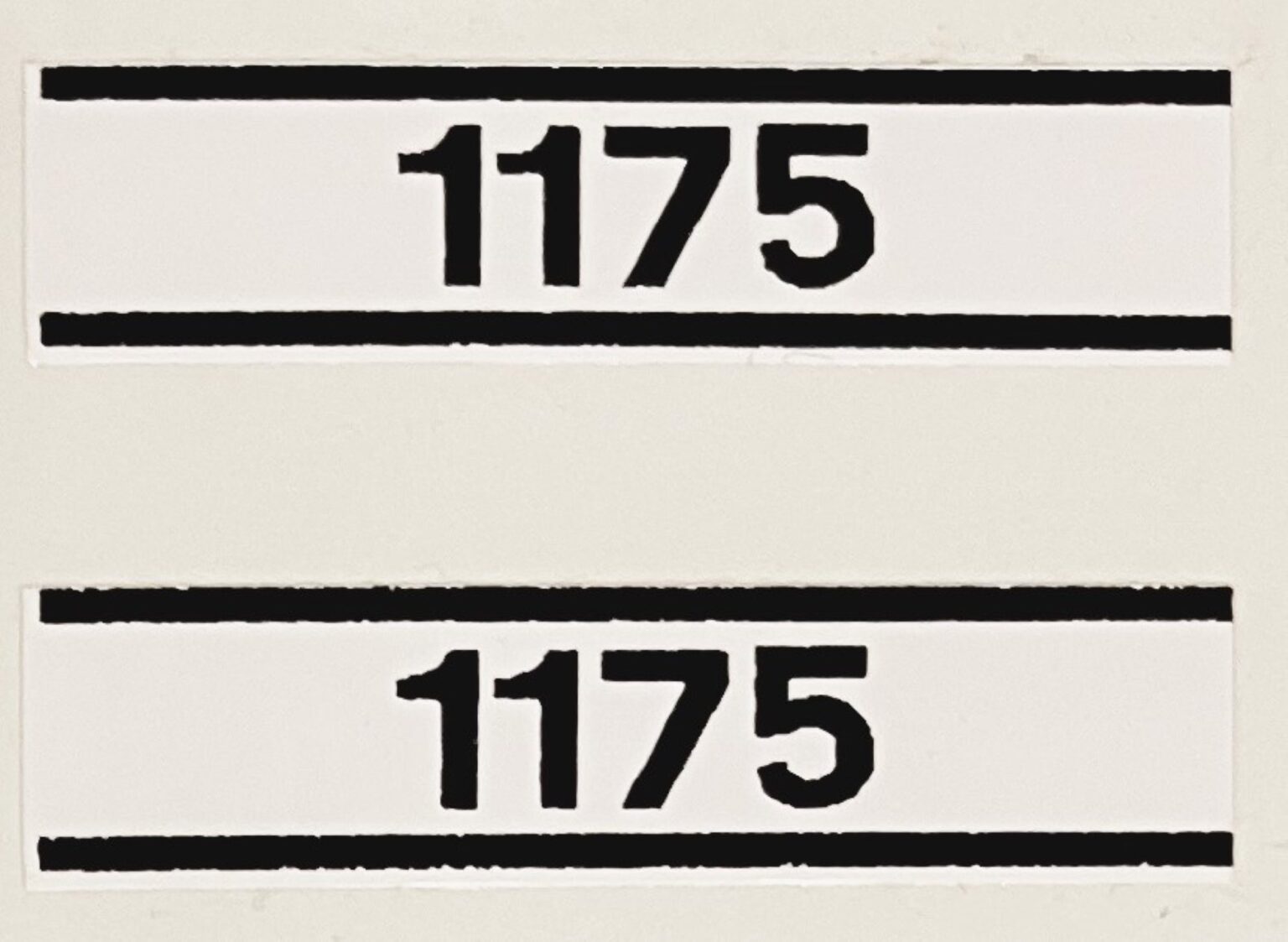 Decal 1/16 Case 1175 Model Numbers (Pair) - DXC034 - Midwest Decals ...