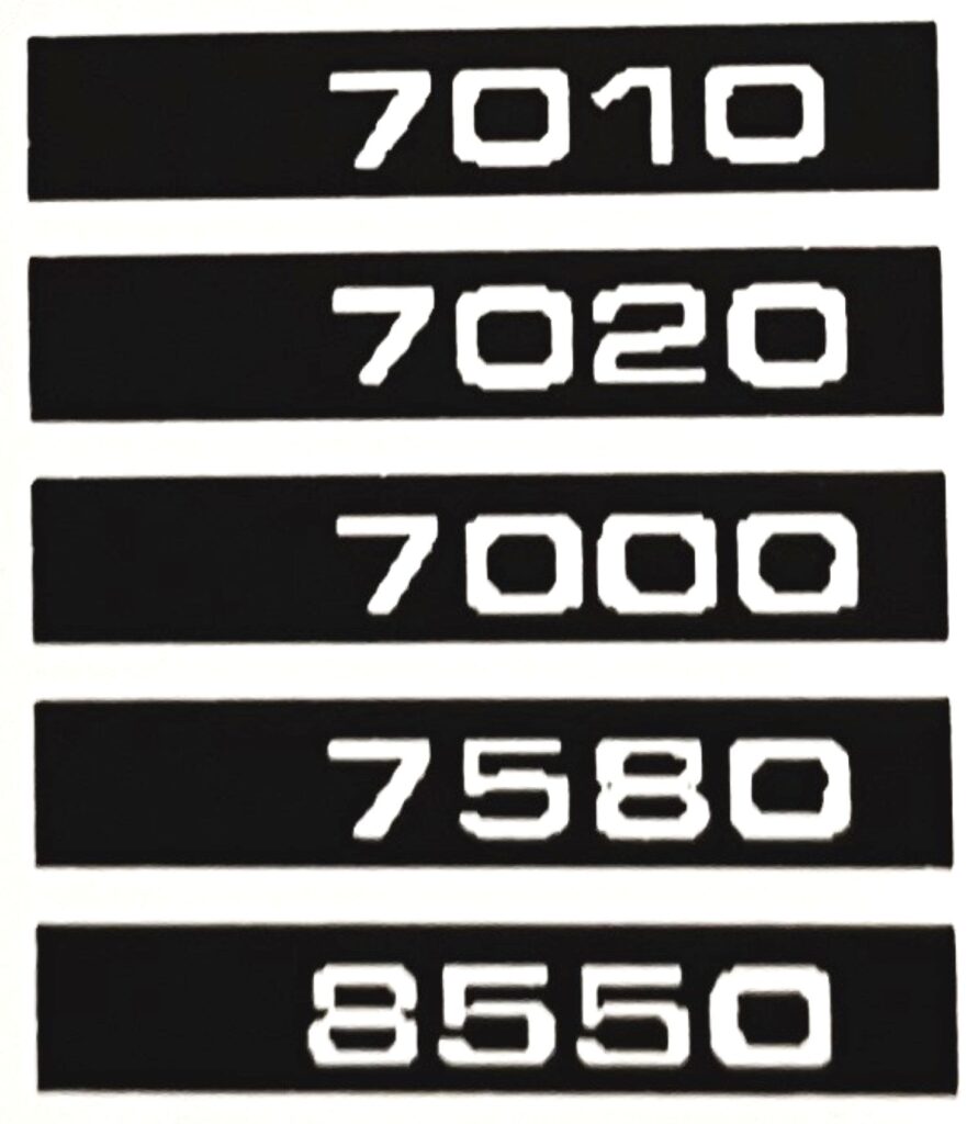 Decal John Deere 8000 Series plastic Pedal Tractor - DPJ3431 - Midwest ...