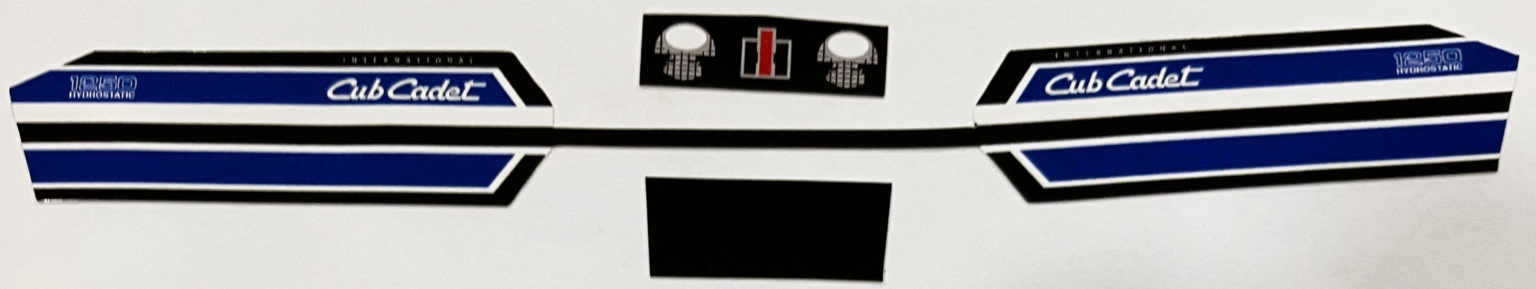 Decal 1/16 Cub Cadet 1250 set - DI414 - Midwest Decals & Farm Toys
