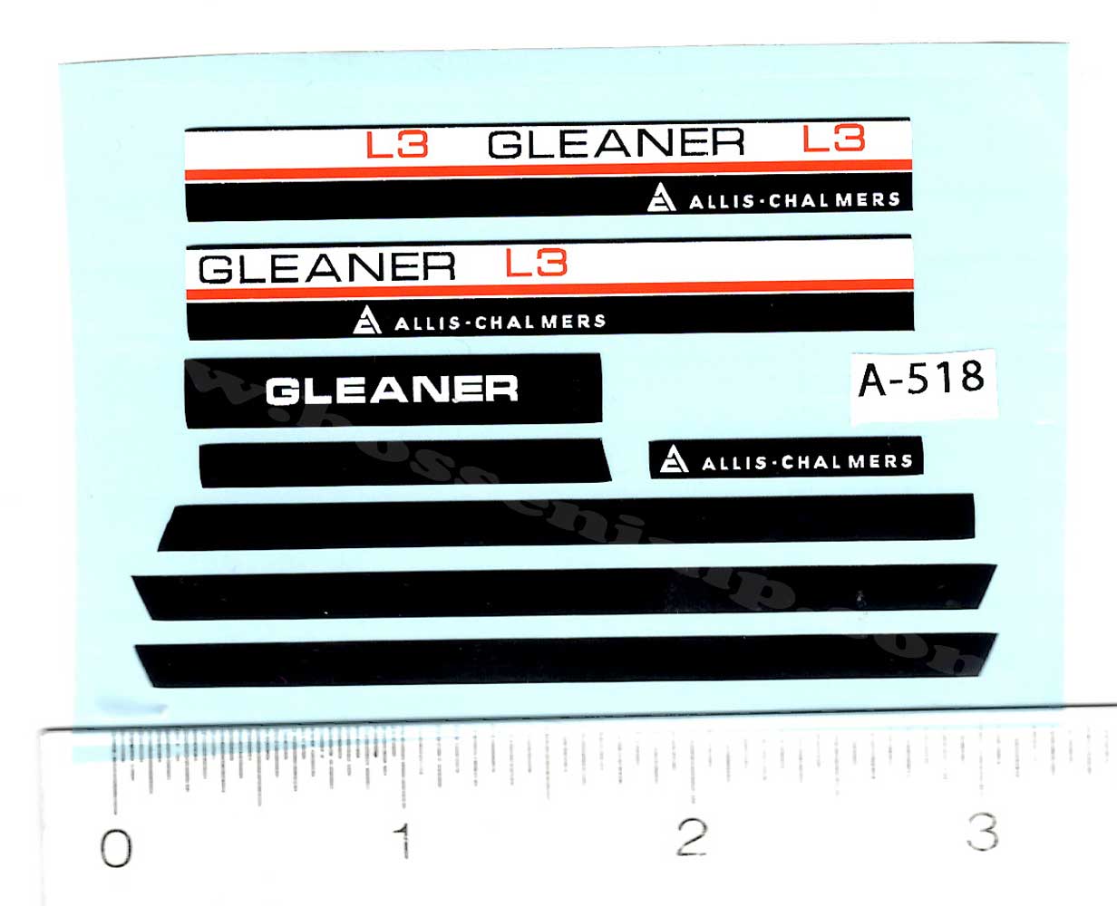 Allis Chalmers Tractor Decals 4W-305 1/64 Set Tractor Decals-DA716 ...