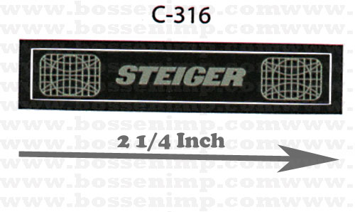 Decal 1/16 Case IH 9300 Series Grille - DC316 - Midwest Decals & Farm Toys