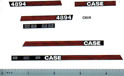 Decal 1/32 Case 4894 Set DC608 - Midwest Decals & Farm Toys
