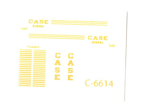 Decal 1/43 Case 500 Set - DC6614 - Midwest Decals & Farm Toys