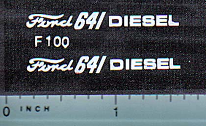 Decal 1/16 Ford 641 Diesel - DF100 - Midwest Decals & Farm Toys