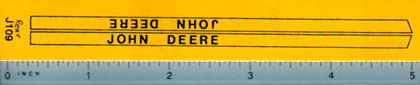 Decal 1/16 John Deere 6030, 7020, or 7520 Hood Stripe - DJ109 - Midwest ...