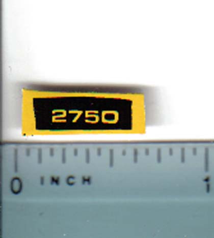 Decal 1/32 John Deere 2750 Model Numbers - DJ623 - Midwest Decals ...