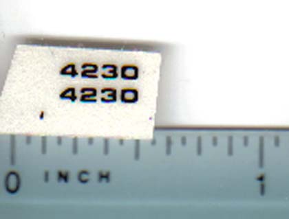 Decal 1/32 John Deere 4230 Model Numbers - DJ631 - Midwest Decals ...