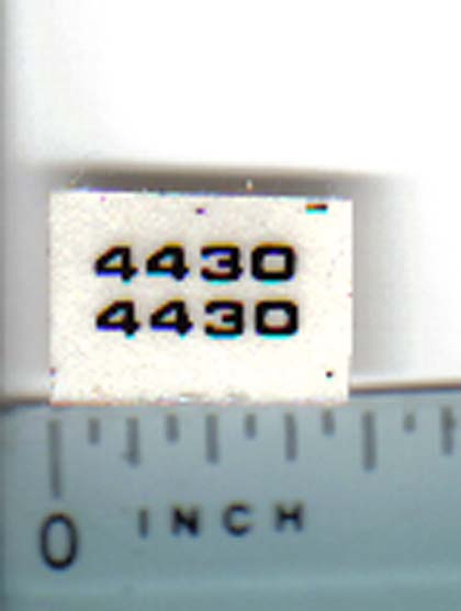 Decal 1/32 John Deere 4430 Diesel Model Numbers - DJ632 - Midwest ...