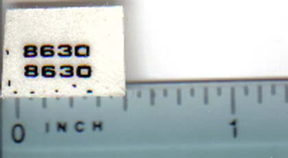 Decal 1/32 John Deere 8630 Model Numbers - DJ637 - Midwest Decals ...