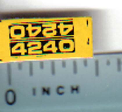 Decal 1/32 John Deere 4240 Model Numbers - DJ642 - Midwest Decals ...