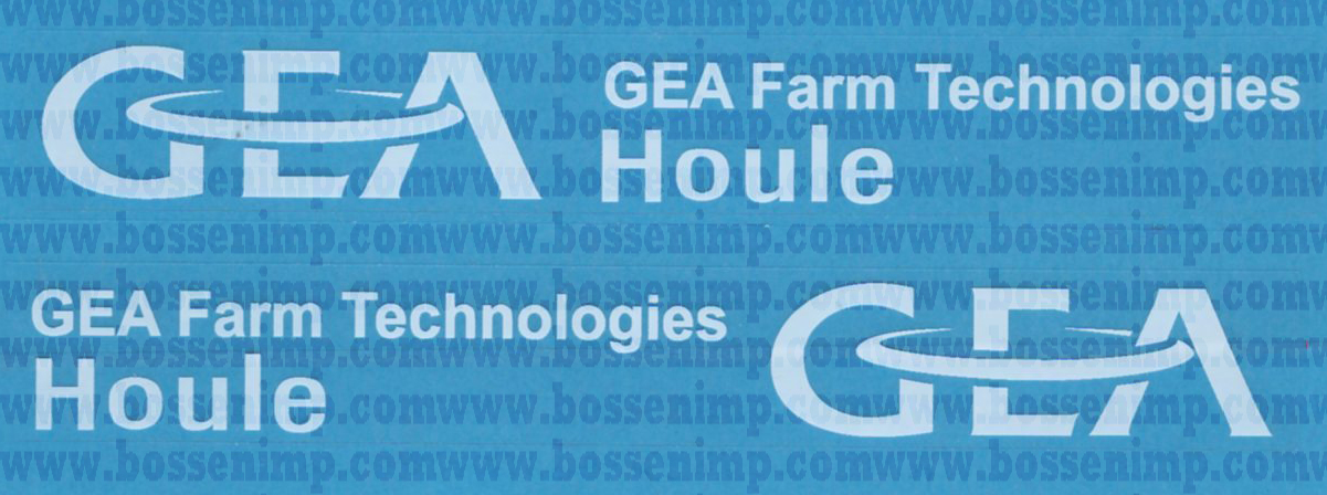 Decal 1/16 GEA Houle white - DX1208 - Midwest Decals & Farm Toys