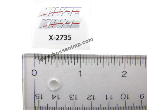 Decal Kinze Logo 1/64 pair - DX2735 - Midwest Decals & Farm Toys