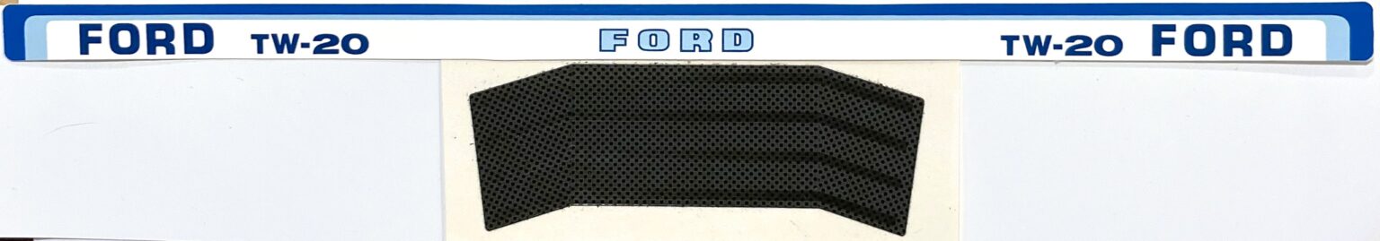 Decal 1/12 Ford TW-20 Set DF54 - Midwest Decals & Farm Toys