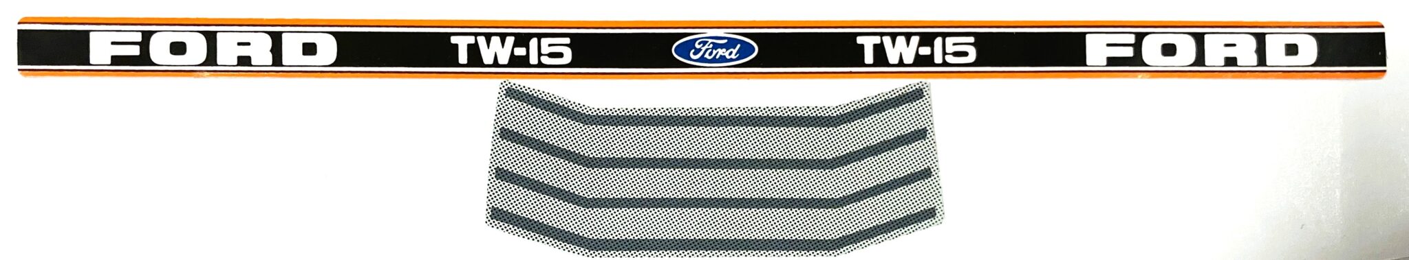 Decal 1/12 Ford TW-15 Set (black &orange stripe) DF72 - Midwest Decals ...