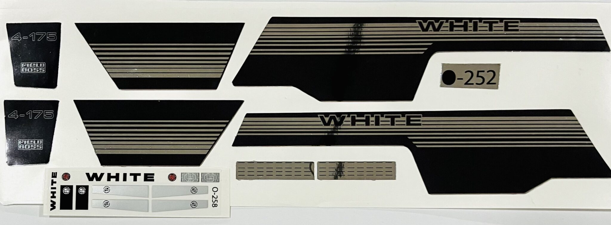 Decal 1/16 White 4-175 Field Boss Decal Set DO252 - Midwest Decals ...