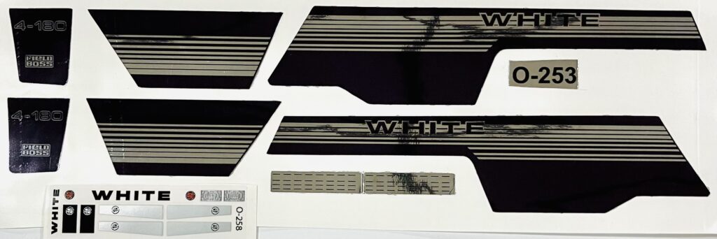 Decal 1/16 White 4-180 Field Boss Decal Set DO253 - Midwest Decals ...