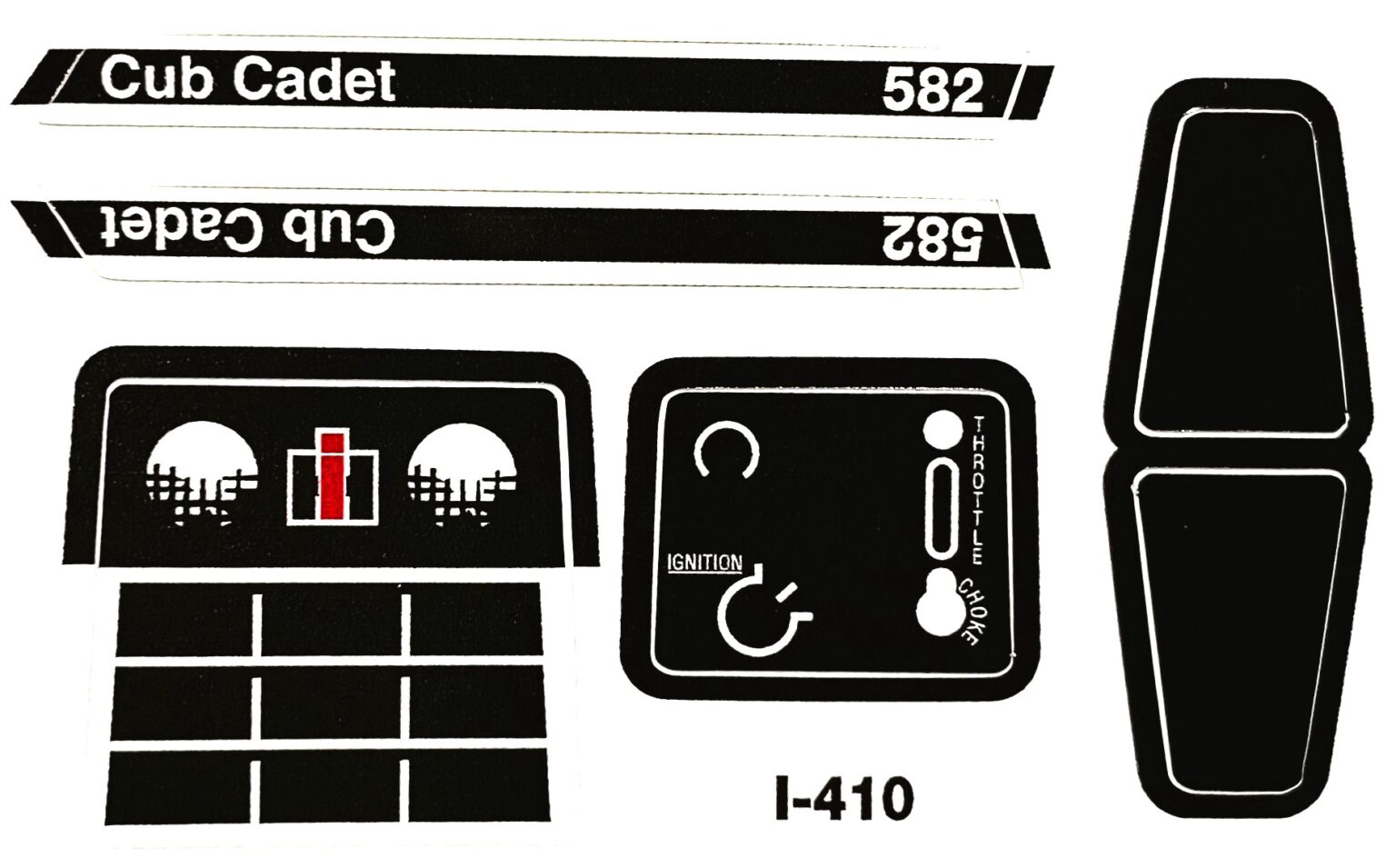 Decal 1/16 Cub Cadet 682 set DI410 - Midwest Decals & Farm Toys