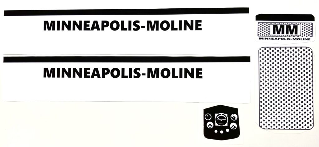Decal MM Minneapolis Moline G Series Pedal Tractor Decals DPMM2820 ...