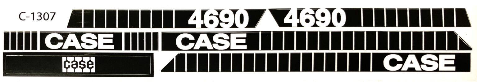Decal 16 Case 4690 Set DC1307 - Midwest Decals & Farm Toys