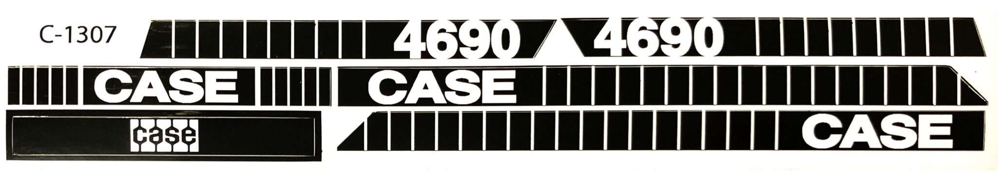 Decal 16 Case 4690 Set DC1307 - Midwest Decals & Farm Toys