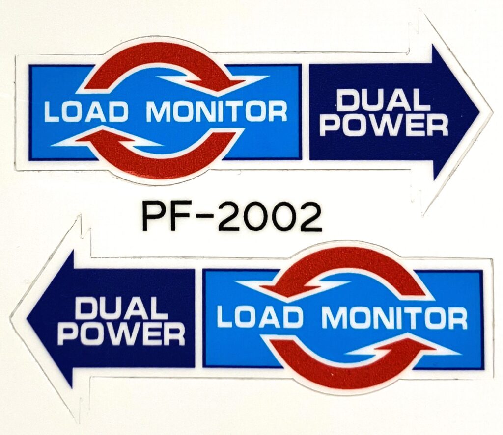 Decal Ford Dual Power Pedal DPF2002 - Midwest Decals & Farm Toys