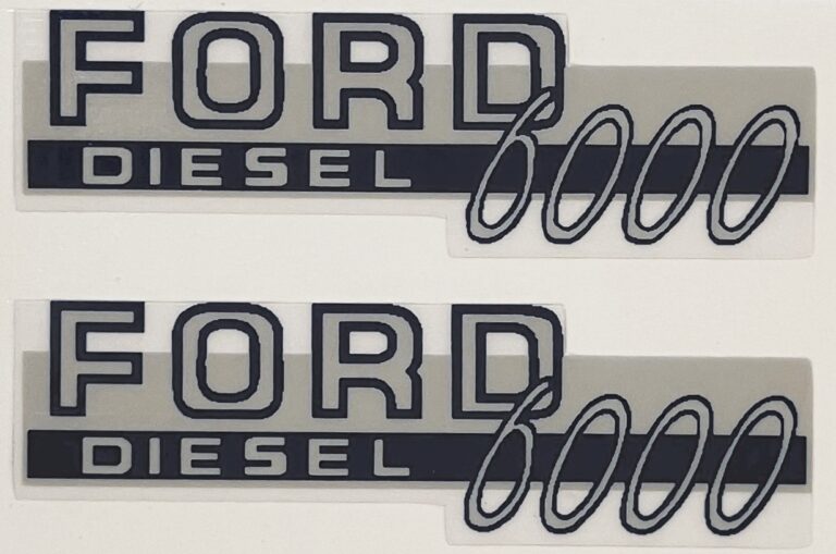 Decal 1/12 Ford Diesel 6000 Blue - DF087 - Midwest Decals & Farm Toys