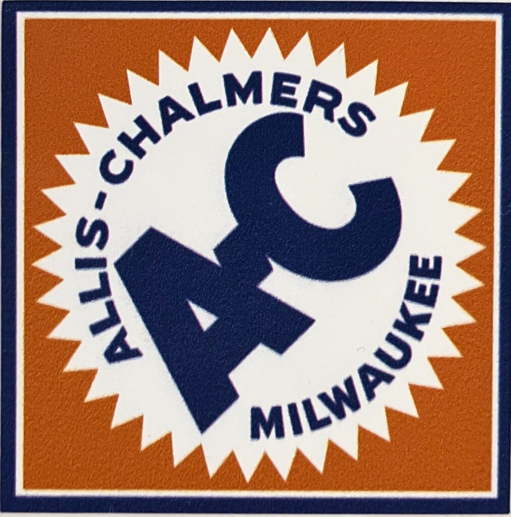 Decal Allis Chalmers Logo Diamond (orange w/blue letters) - 2 3/4 ...
