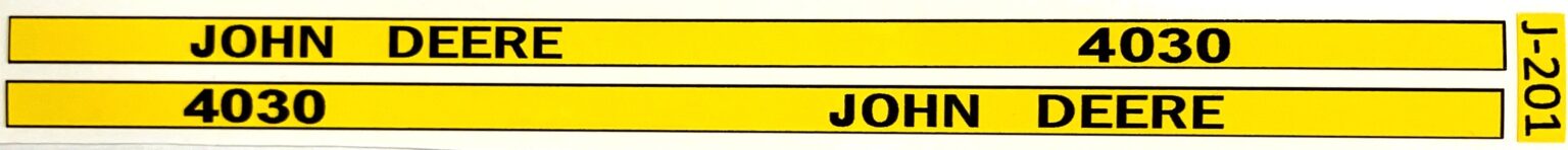 Decal 1/16 John Deere 4030 Hood Stripe - DJ201Y - Midwest Decals & Farm ...