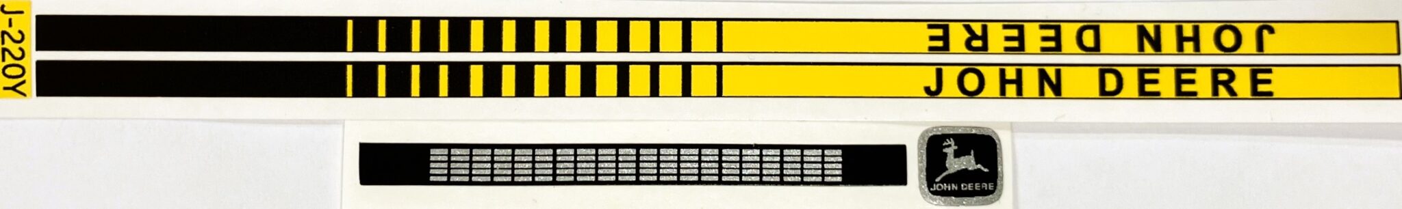Decal 1/16 John Deere 50 Series 2WD Hood Stripe DJ220Y - Midwest Decals ...