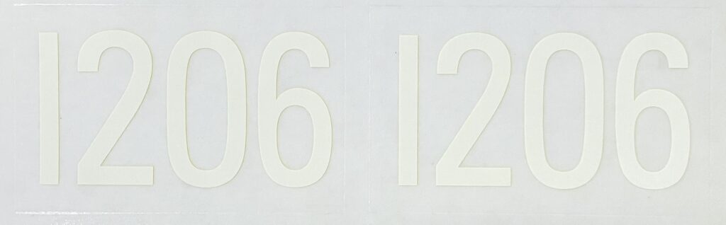 Decal IH Farmall 1206 Model number for Pedal DPI2813 - Midwest Decals ...