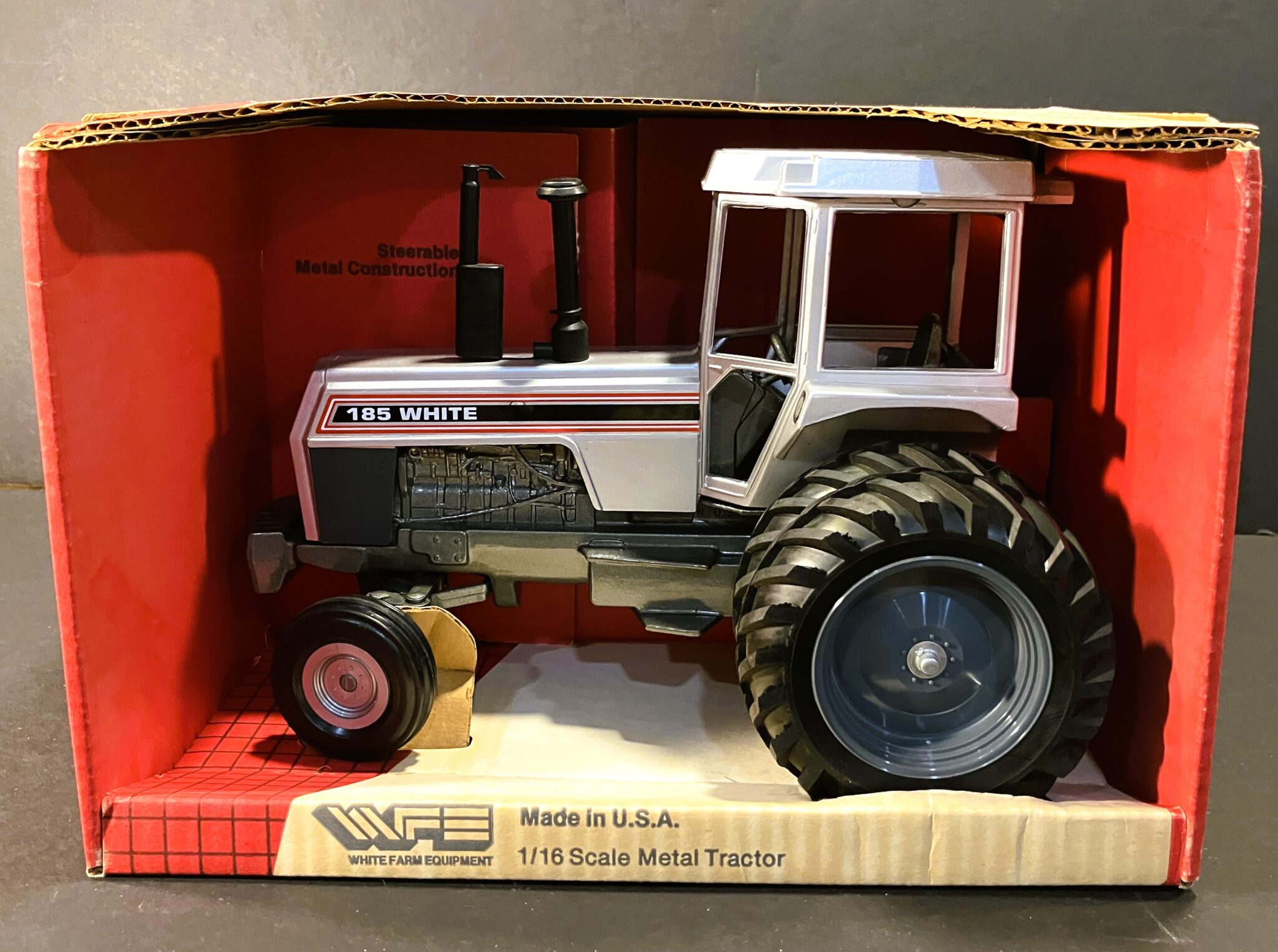 1/16 White 185 Tractor with duals - Midwest Decals & Farm Toys