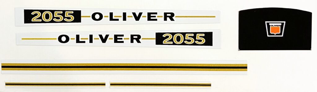 Decal 1/16 Oliver 2055 Set - DO160 - Midwest Decals & Farm Toys