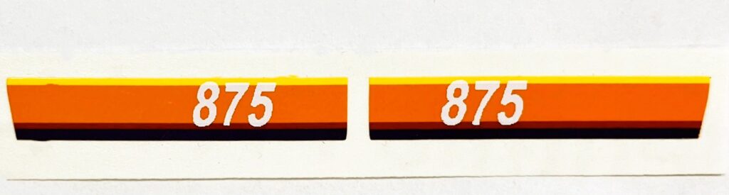 Decal 1/64 Versatile 875 Candy Stripes - DV734 - Midwest Decals & Farm Toys