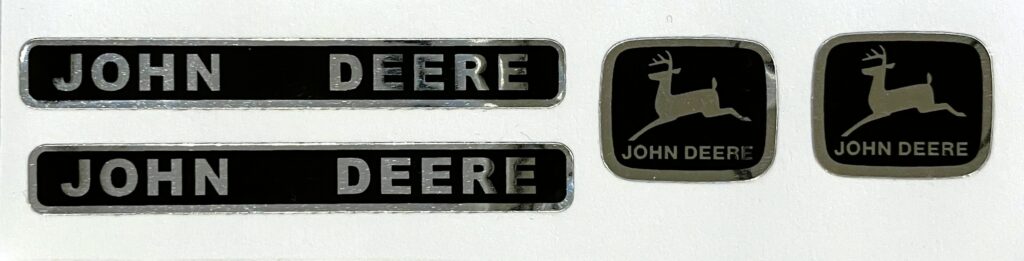 Decal 1/16 John Deere Log Skidder DJ838 - Midwest Decals & Farm Toys